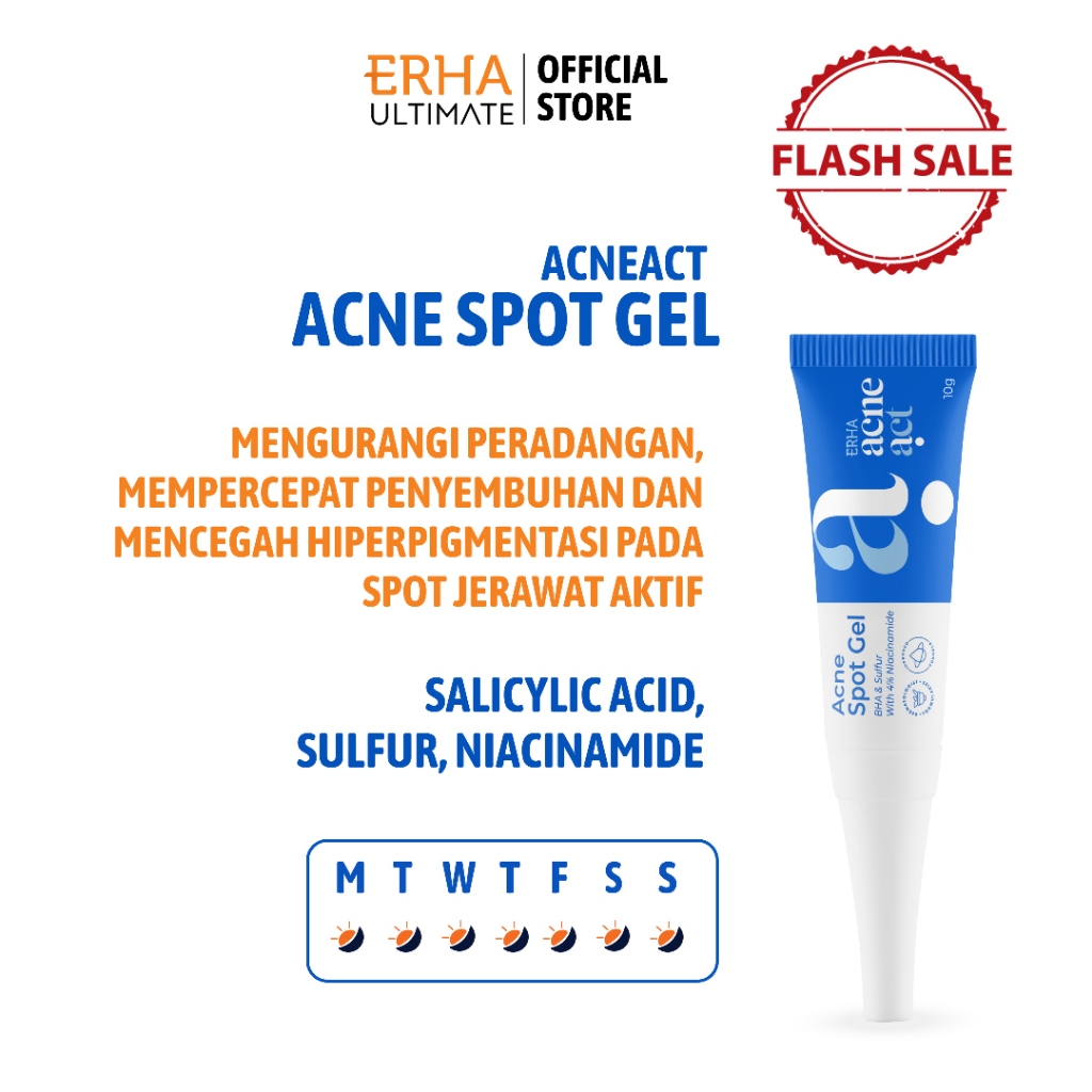 Jual ERHA AcneAct Acne Spot Gel 10 g | Shopee Indonesia