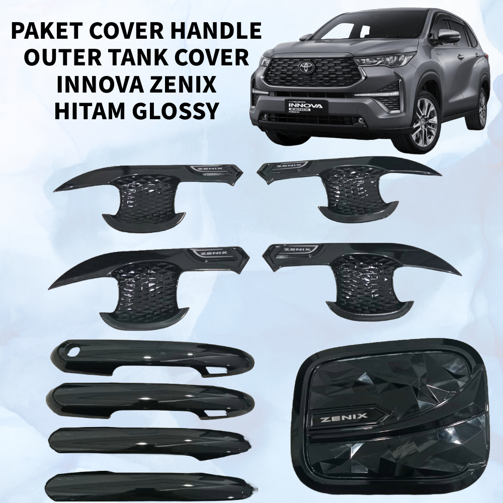 Jual Paket Outer Handle Toyota Innova Zenix 2023 Tank Cover Outer Mangkok Pegangan Pintu Mobil ...