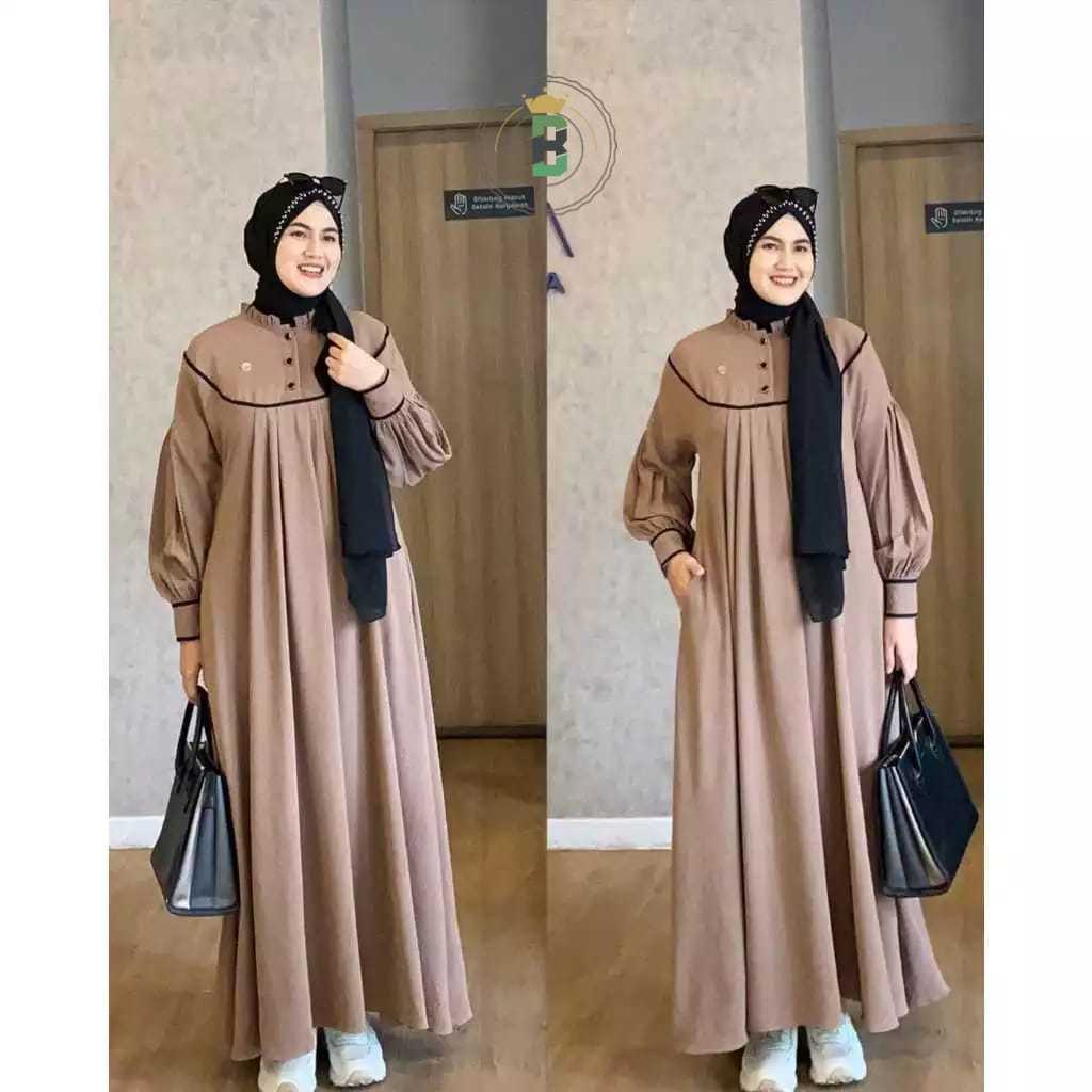 Jual baju gamis model baru 2025 gamis wanita dewasa DENAY Maxi Gamis ...