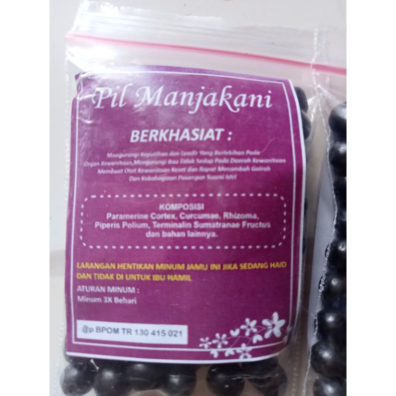 Jual Pil Manjakani 100 biji (beli 10 bonus 3) | Shopee Indonesia