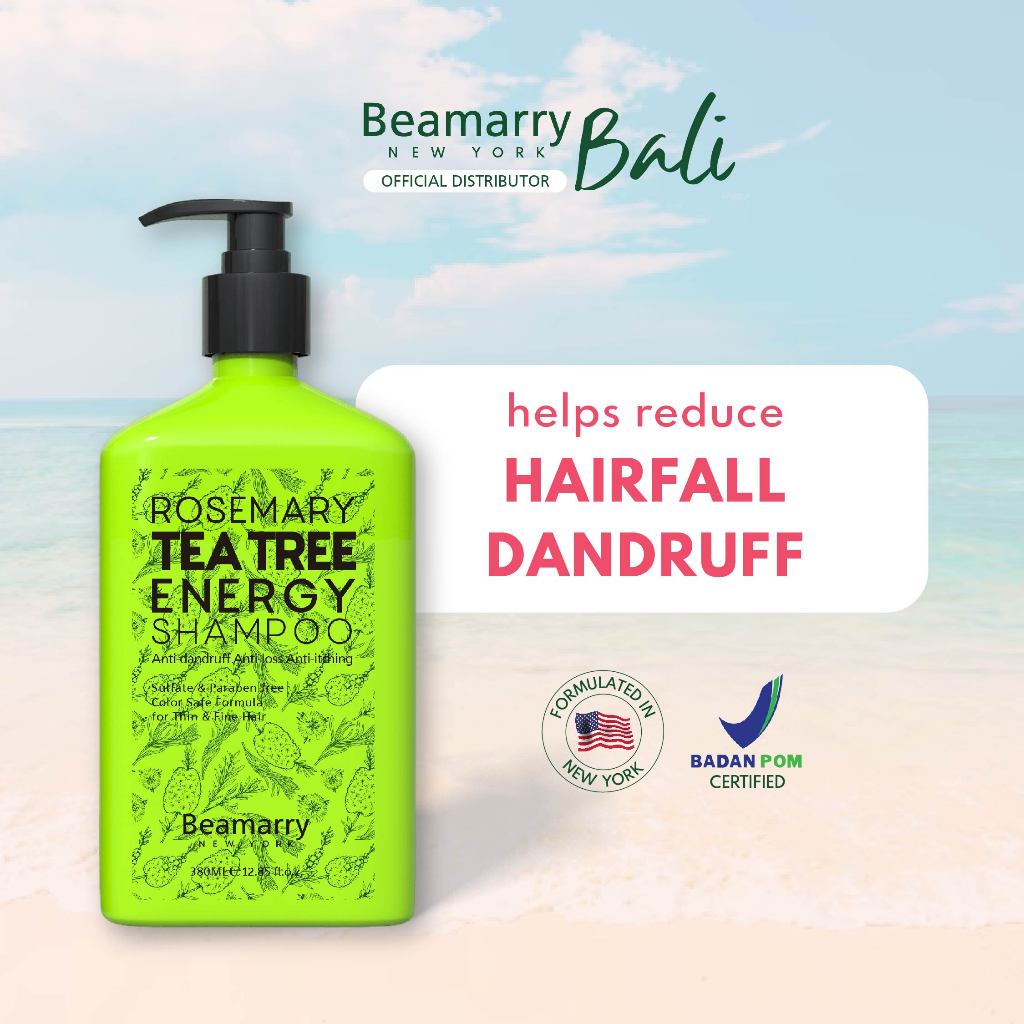 Jual Beamarry New York Rosemary Keratin Tea-Tree 380 ml for Damaged and ...
