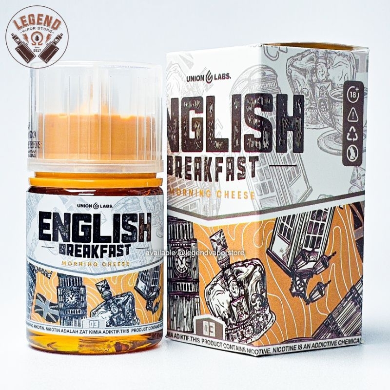 Jual FREEBASE - LIQUID ENGLISH BREAKFAST Morning Cheese 60ML AUTHENTIC ...