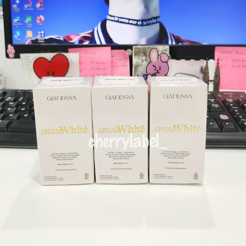 Jual [Ready Stock] New Packaging New Formula Glafidsya Snow White ...