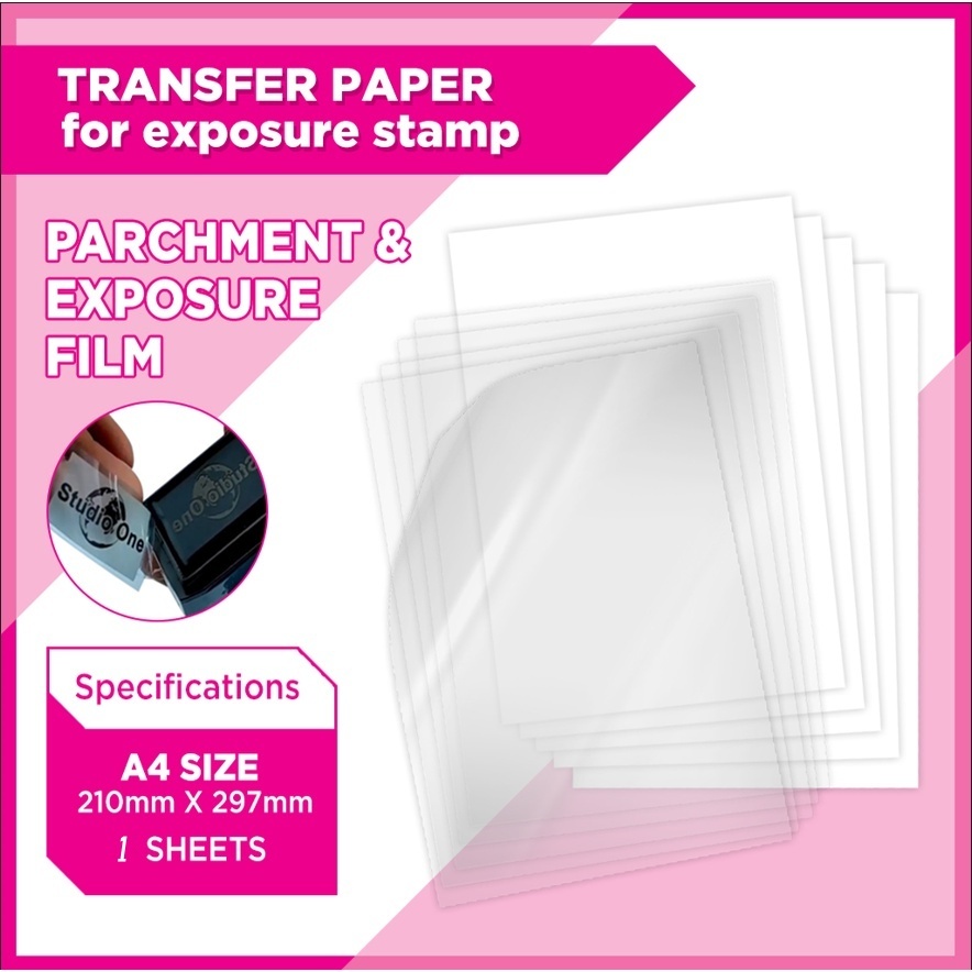 Jual Kertas Transfer Transfer Paper For Flash Stamp Making Parchment ...
