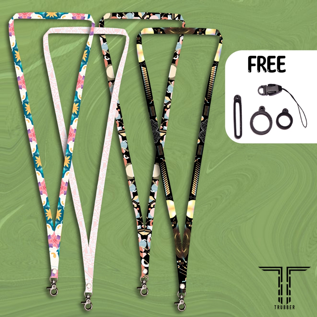 Jual Tali Lanyard Hp Aesthetic Lanyard Idcard Holder Free Oring dan ...