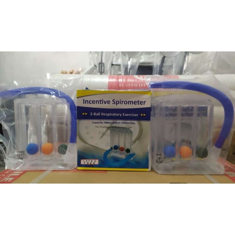 Jual Spirometer / Incentive Spirometer / Alat Latihan Pernapasan ...