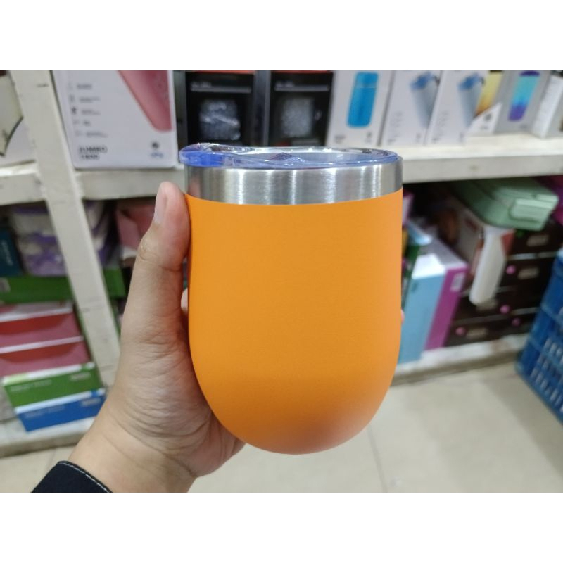 Jual MUG TELUR TUMBLER KOPI STAINLESS STEEL VACUUM PREMIUM | Shopee ...