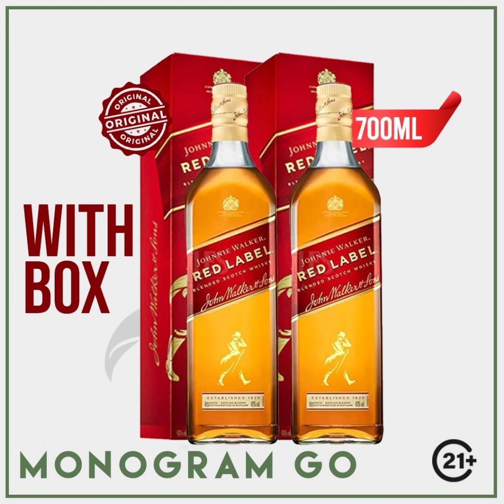 Jual Johnnie Walker Red Label 700ml (2 Bottles) | Shopee Indonesia