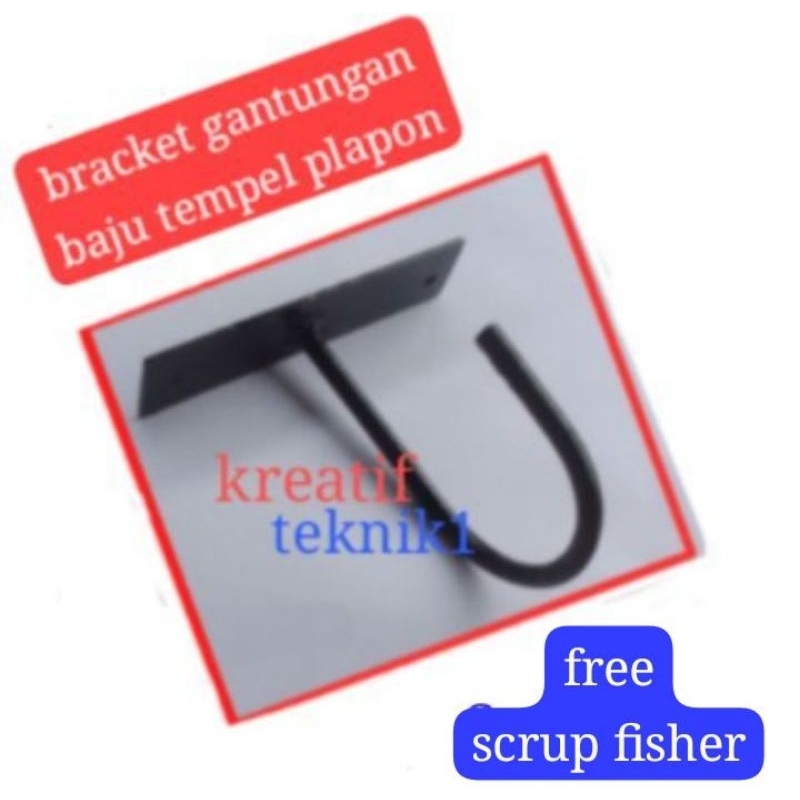 Jual pengait gantungan besi jemuran serbaguna sangkar burung pot bunga ...