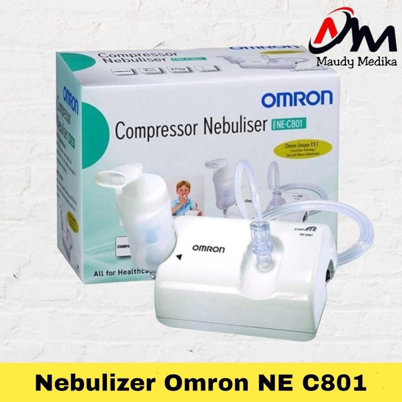 Jual NEBULIZER OMRON NE C801 NEBULIZER COMPRESSOR OMRON ALAT NEBULASI PERNAFASAN OMRON | Shopee ...