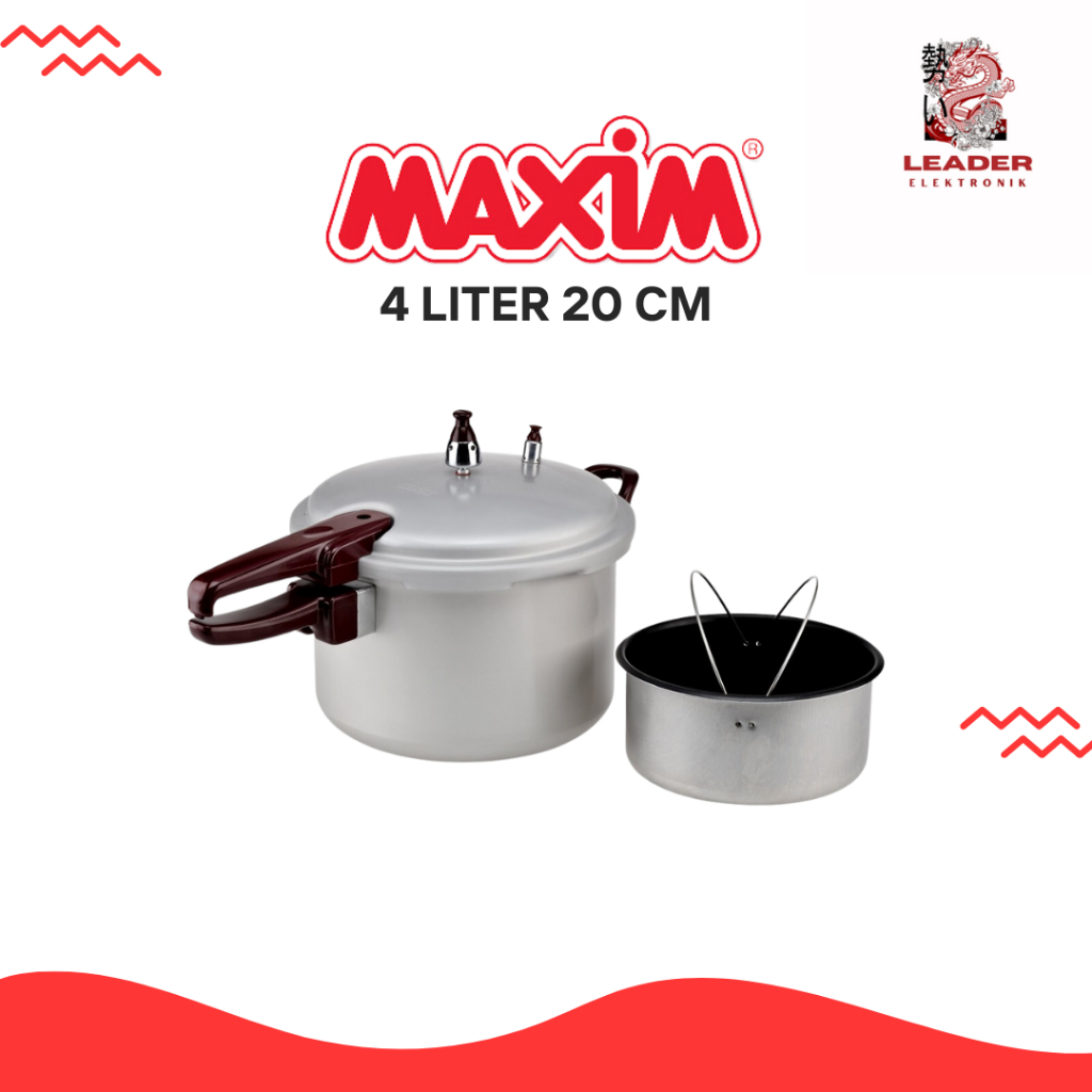 Jual MAXIM Panci Presto 4 Liter | Shopee Indonesia