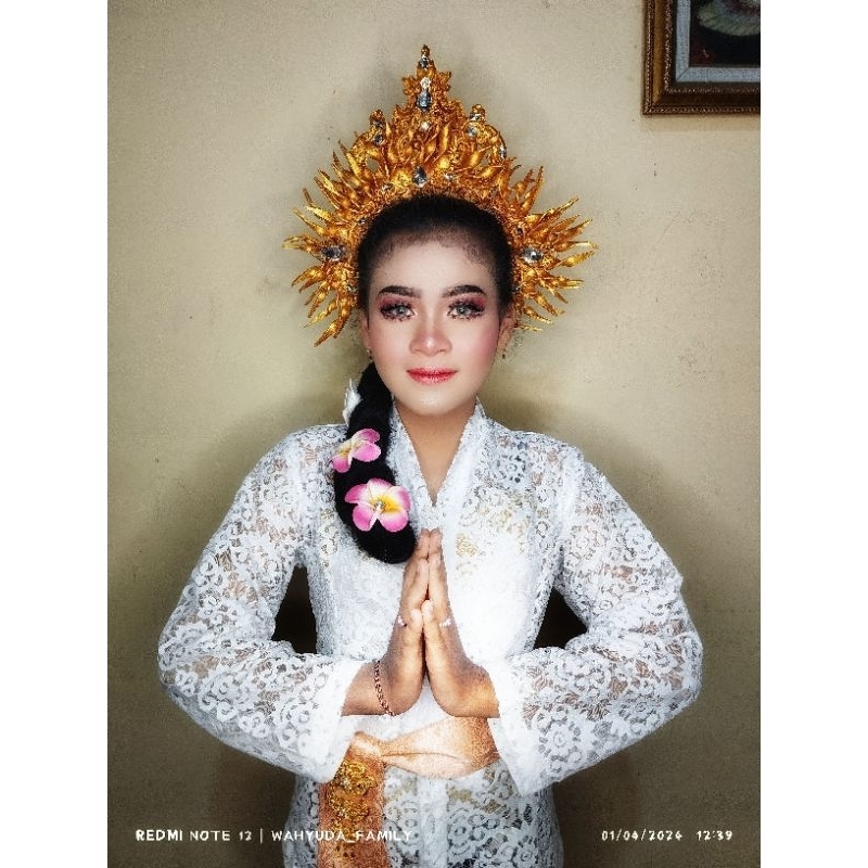 Jual headpieces tema bali / hiasan kepala bali /mahkota bali /mahkota ...