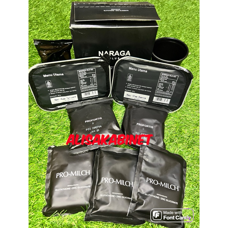 Jual RANSUM PAKET NARAGA PLUS Makanan TNI EXPIRED 30 November 2024 ...