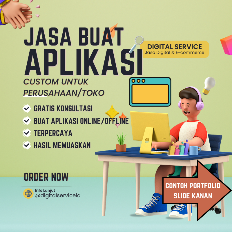 Jual Jasa Pembuatan Aplikasi Android/Ios dan Sistem Web Plugin Wordpress | Shopee Indonesia