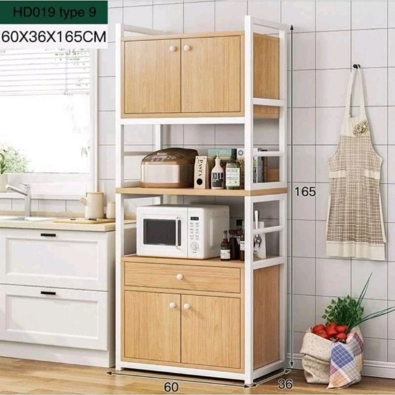Jual Rak Dapur Rangka Besi Merk Homedoki | Shopee Indonesia