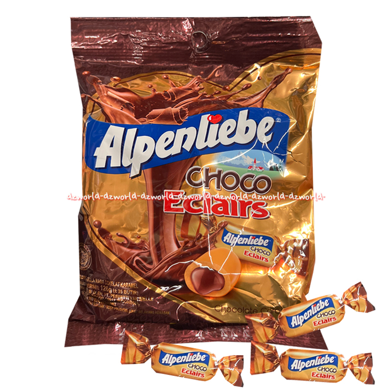 Jual Alpenliebe Choco Eclairs 126gr Permen Dengan Isi Cokelat Karamel ...