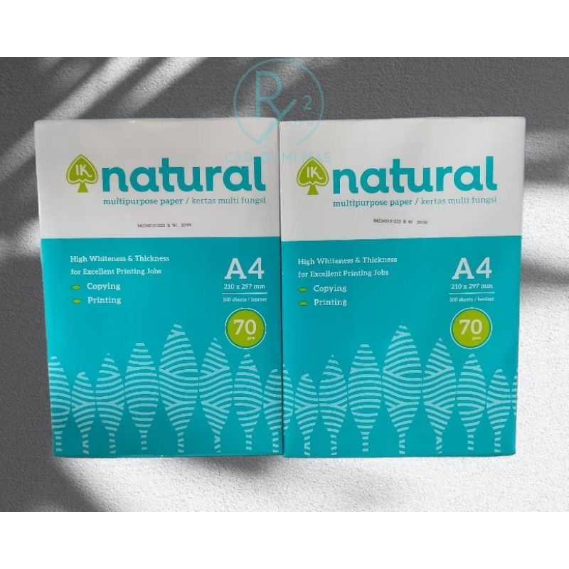 Jual (1 RIM) KERTAS HVS A4 70gsm (500 LEMBAR) | Shopee Indonesia