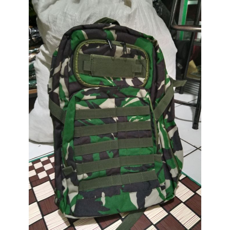 Jual Tas Ransel ARMY Loreng TNI Model jatah terbaru kualitas Jatah ...