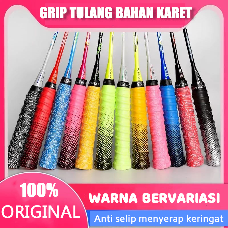 Jual Grip Raket Badminton Karet - Grip Tulang Bulutangkis Anti Slip ...