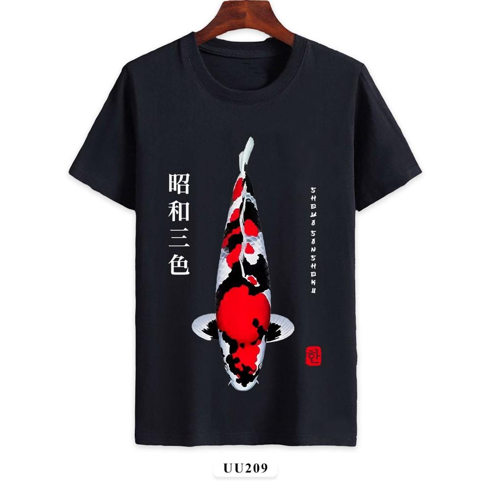 Jual Kaos Distro Ikan Koi Fish Jepang Japan Tshirt Pria Wanita Unisex ...