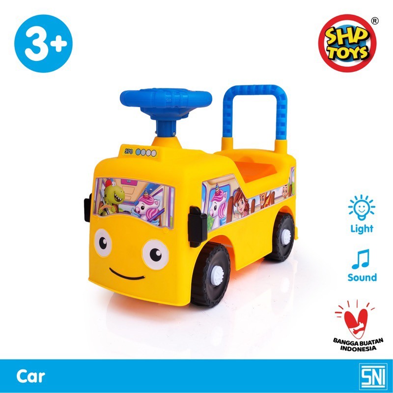 Jual SHP 570 Ayo Bus SHP Toys Ride on Car Tolo Car | Shopee Indonesia
