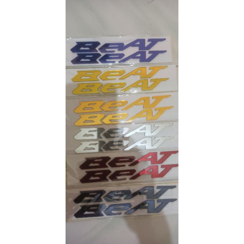Jual Emblem beat akrilik beat | Shopee Indonesia