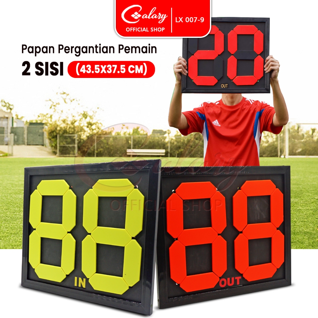 Jual CALARY Papan Score Pergantian Pemain Sepak Bola Futsal 007-9 | Shopee Indonesia