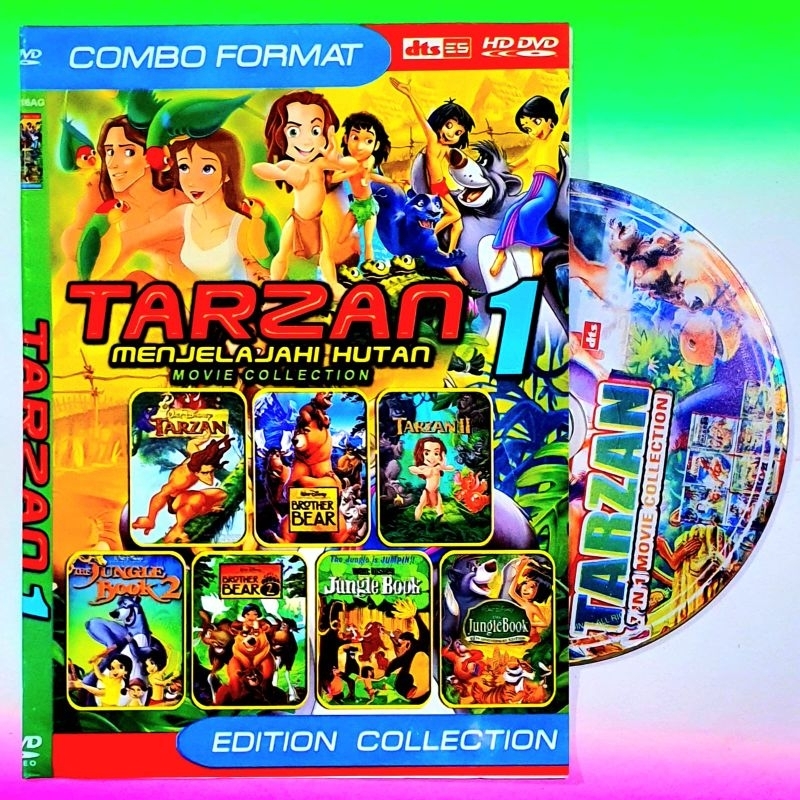Jual KASET FILM JUNGLE BOOK-FILM TARZAN-FILM KARTUN TARZAN-KASET ANAK ...