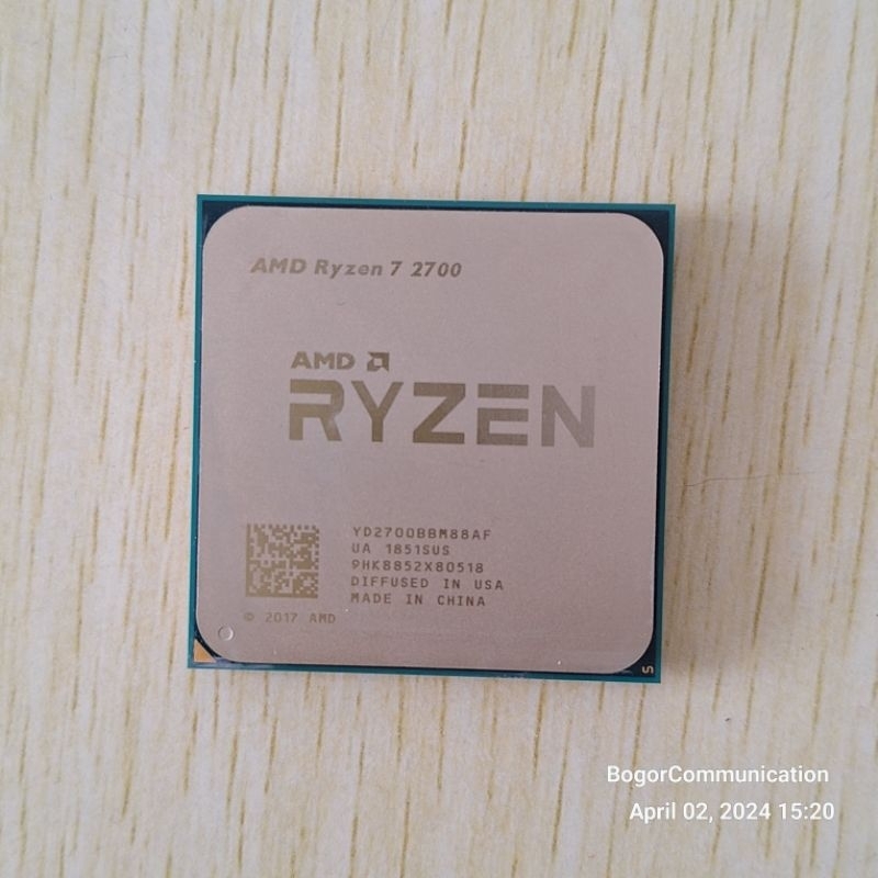 Jual Processor AMD Ryzen 7 2700 AM4 8 Core 16 Thread Up To 4.1GHz ...