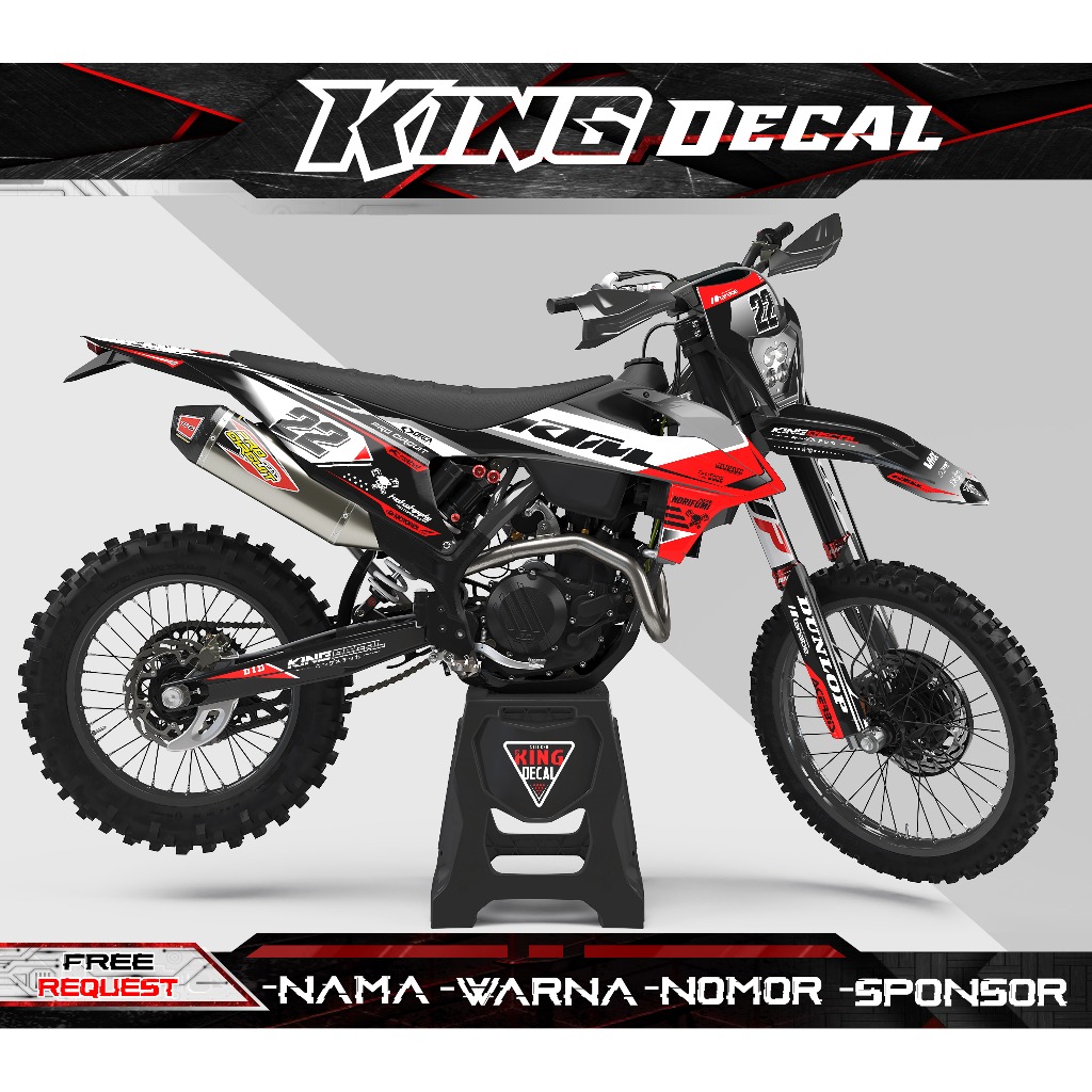 Jual DECAL KTM 250 2017 / DECAL KTM 85 2020 / DECAL KTM SIXDAY FULL ...