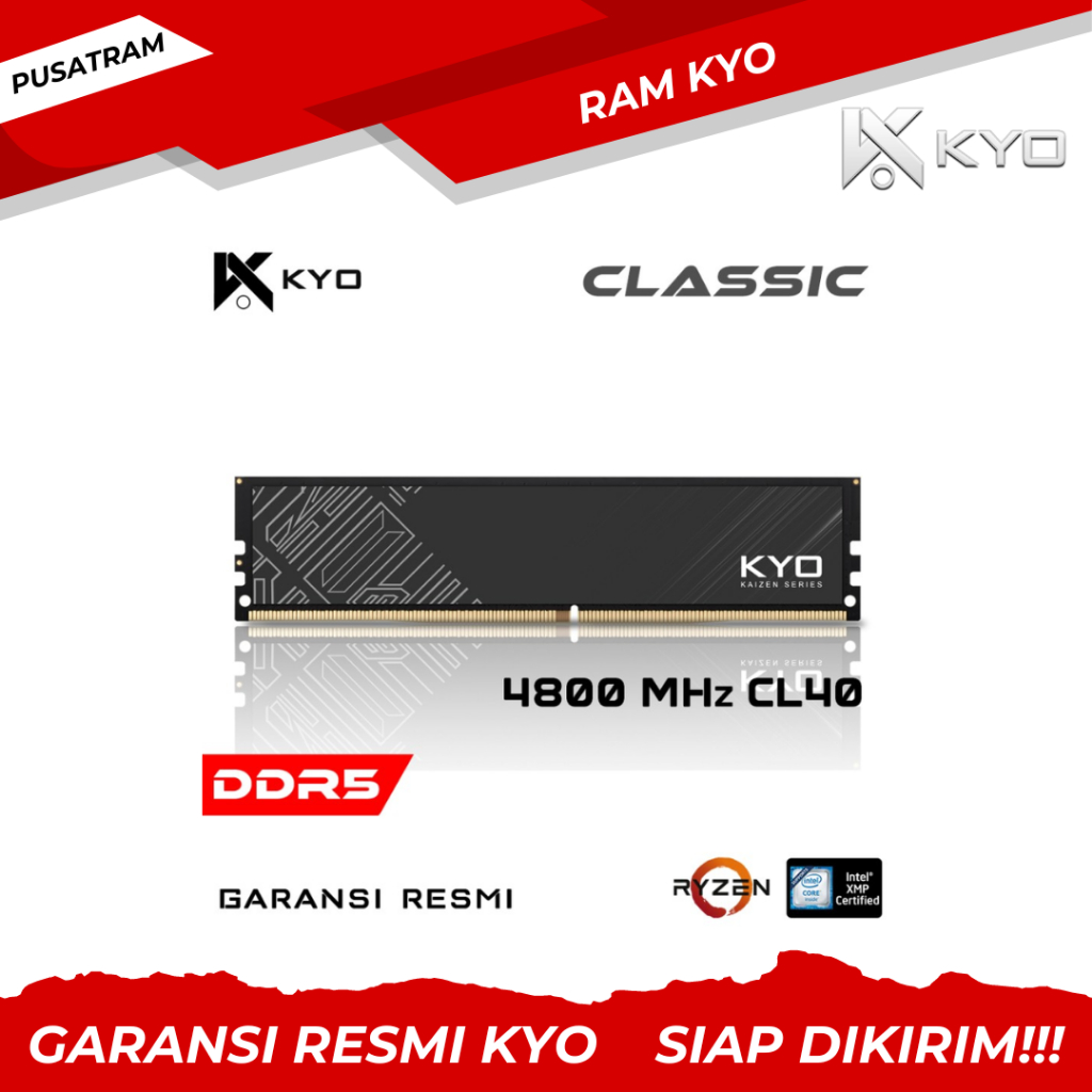 Jual RAM PC KYO KAIZEN DDR5 16GB (1x16gb) 4800 MHz PC38400 DDR5 4800MHz | Shopee Indonesia