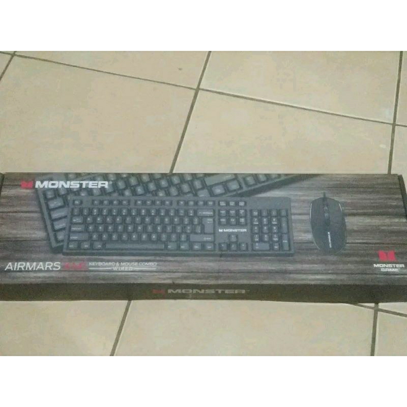 Jual Monster KM1 Office Wired Keyboard Laptop Komputer New | Shopee ...