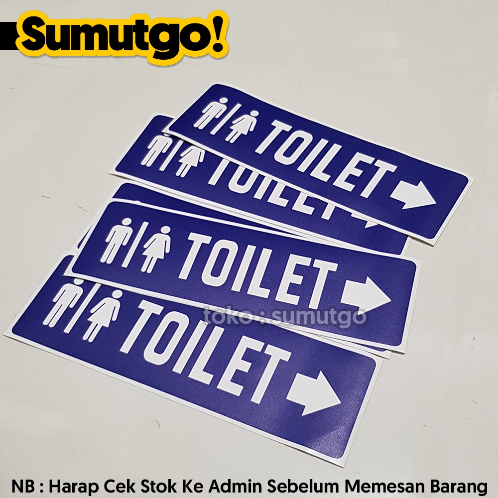 Jual Stiker Toilet Pria Wanita Universal Disabilitas Janitor Penunjuk ...