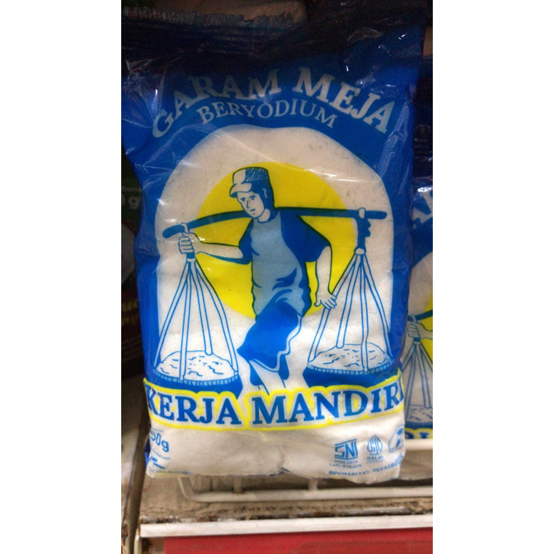 Jual GARAM MEJA KERJA MANDIRI 250GR | Shopee Indonesia
