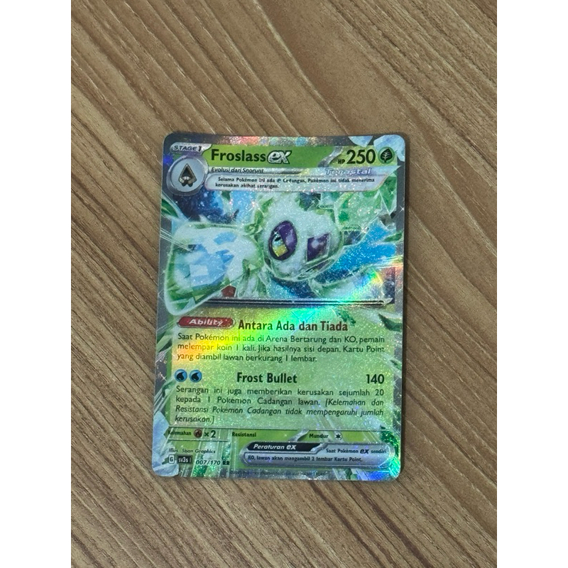 Jual Pokemon Tcg Indonesia Froslass Ex Sv3s Shopee Indonesia
