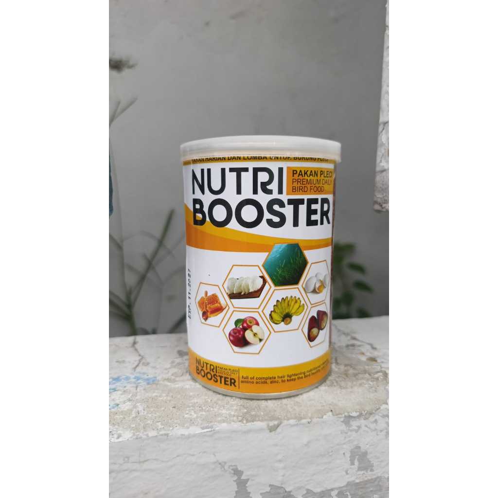 Jual NUTRI BOOSTER 100GRAM KALENG PAKAN HARIAN DAN LOMBA PLECI DAN BURUNG PEMAKAN BUAH LAINNYA ...