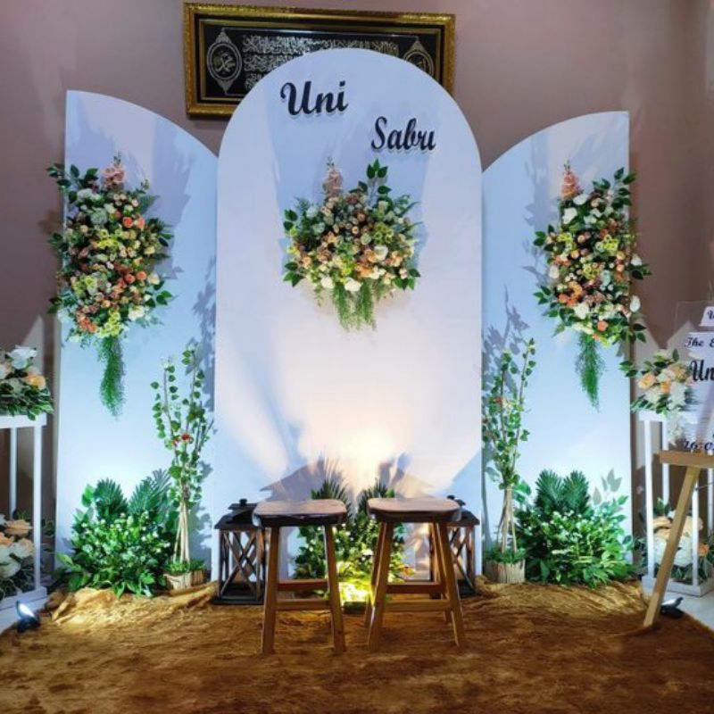 Jual decorative backdrop photobooth wedding | backdrop dekorasi ukuran ...