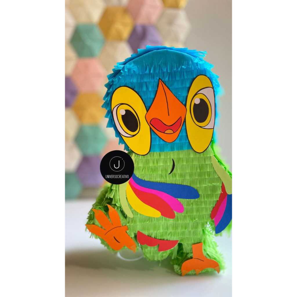 Jual Pinata Pukul/Pinata Tarik Karakter Ulang Tahun Motif Burung Loro ...