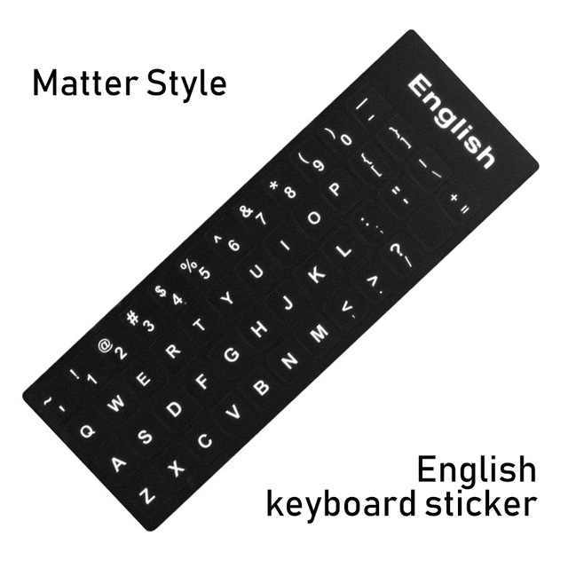 Jual Stiker Keyboard Komputer Laptop Matte PVC Sticker English AK016 ...