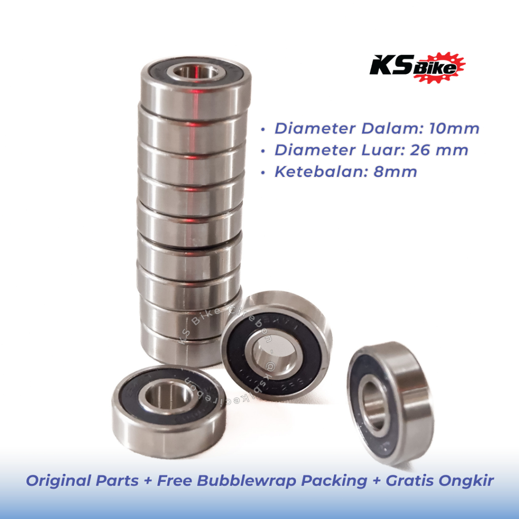 Jual Laher Bearing Sepeda OXO Steel 6000-2RS 6200Z untuk Freehub Hub ...