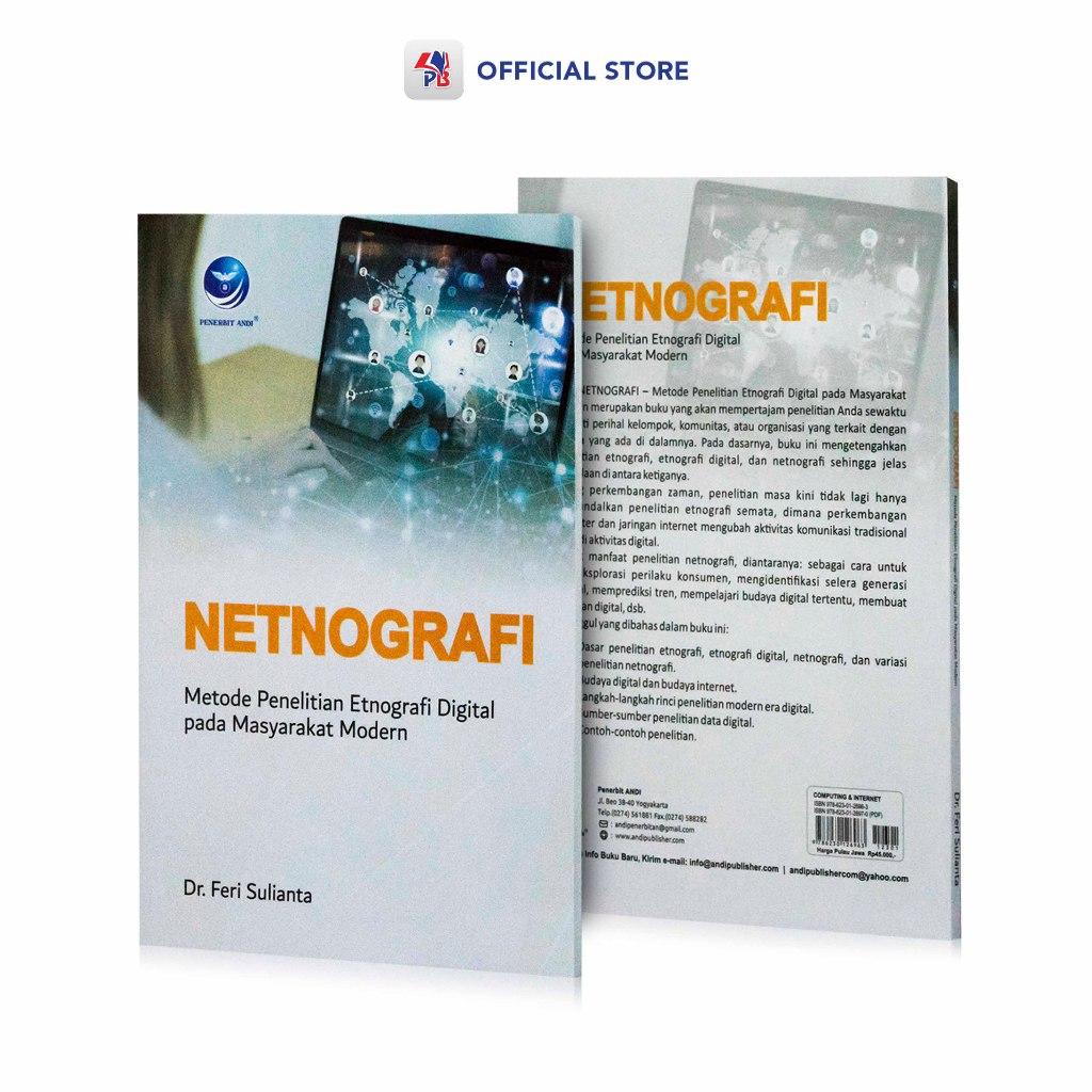 Jual Buku Netnografi : Metode Penelitian Etnografi Digital pada ...