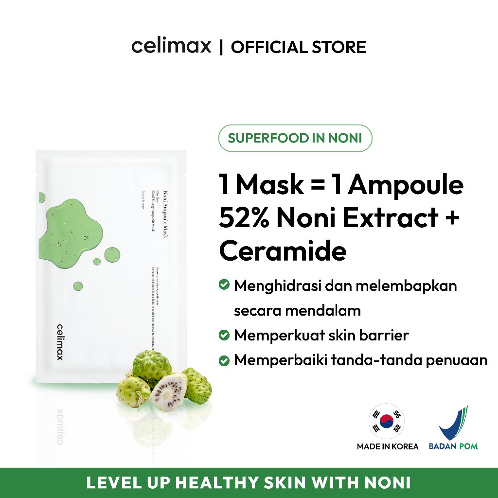 Jual Celimax The Real Noni Energy Ampoule Mask | Shopee Indonesia