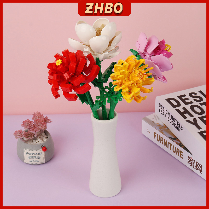 Jual ZHBO Mainan Bunga Buket DIY Dekorasi Bunga Keabadian yang Romantis ...