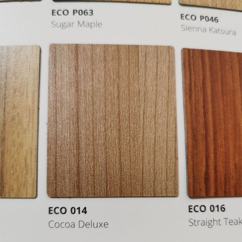 Jual HPL ECO motif kayu woodgrain murah premium gojek grab area Surabaya | Shopee Indonesia