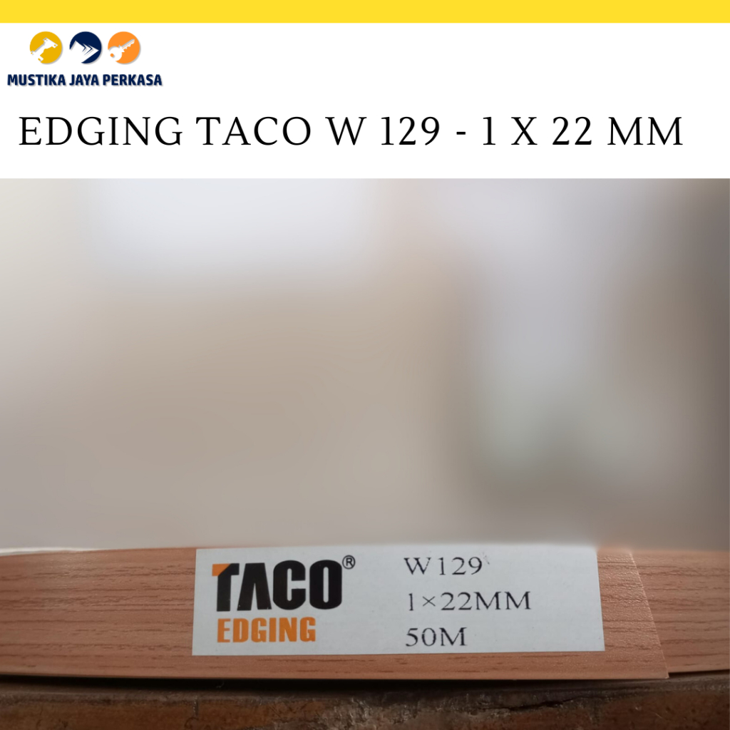 Jual Per 5 Meter Edging Taco W 129 1 x 22 Mm Woodgrain HPL TH 129 2 cm ...