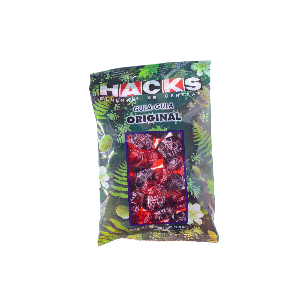 Jual PERMEN HACK'S ORIGINAL PACK 100gram | Shopee Indonesia