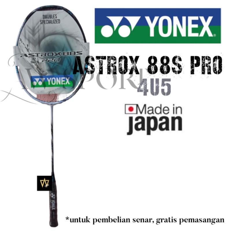 Jual Raket Badminton Yonex ASTROX 88S PRO 4U G5 Original Japan / Raket ...