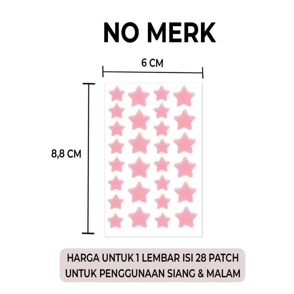 Jual Acne Patch Lucu Bentuk Hati Bintang Sticker Jerawat Invisible ...