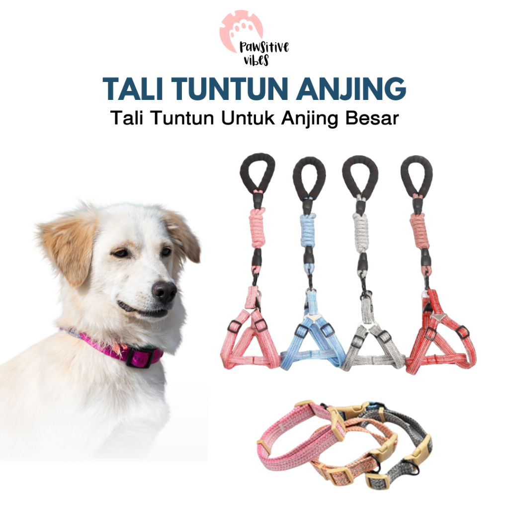 Jual HIGH GRADE QUALITY Tali Tuntun Untuk Badan Anjing Kucing Besar ...