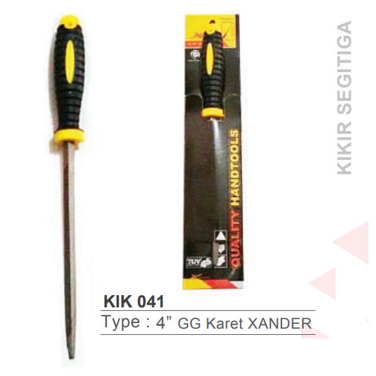 Jual (Khusus Batam) XANDER Triangular Diamond File 4" | Kikir Segitiga ...